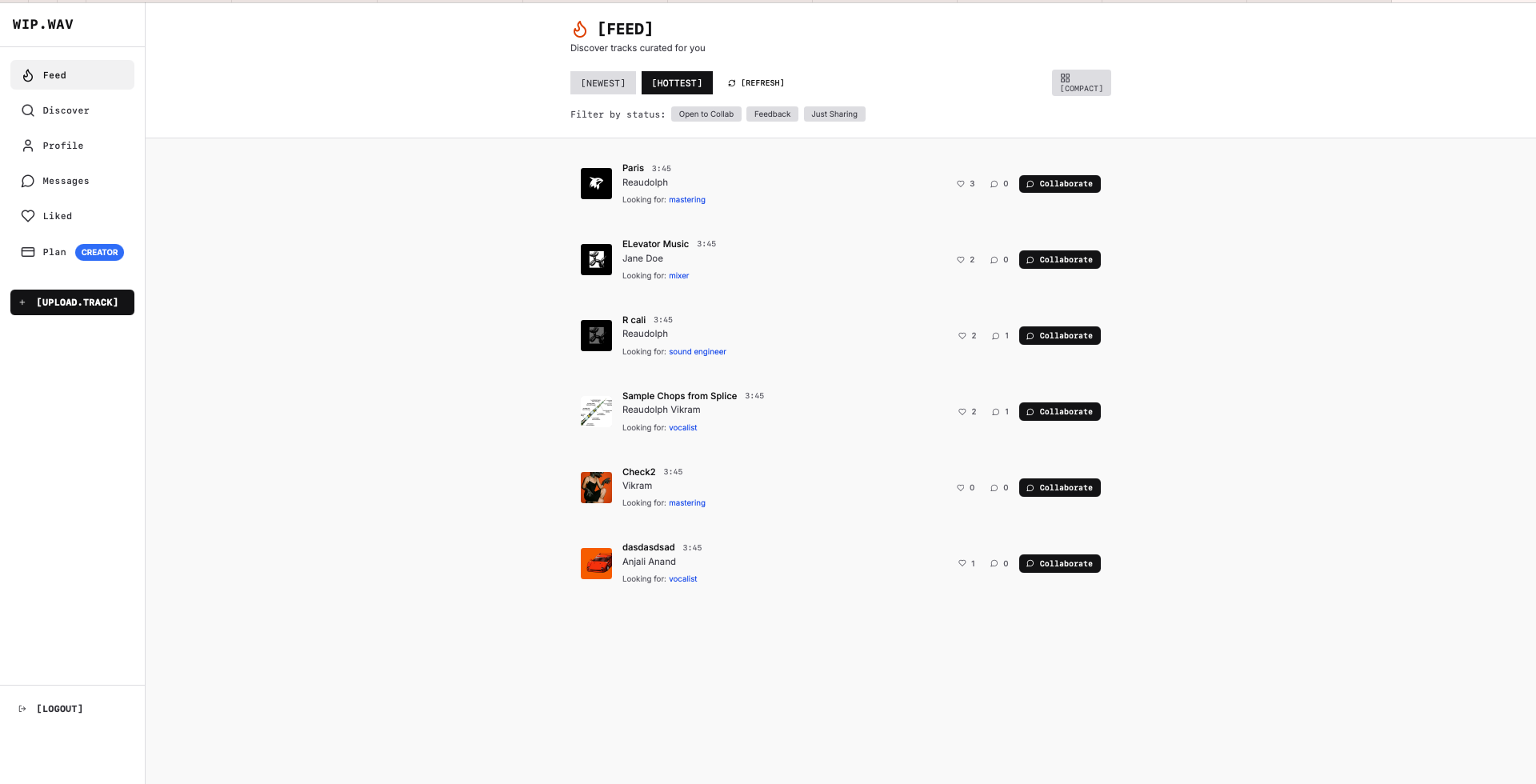 WIPWAV - Finish Your Music with Collaborators | Music Production Platform